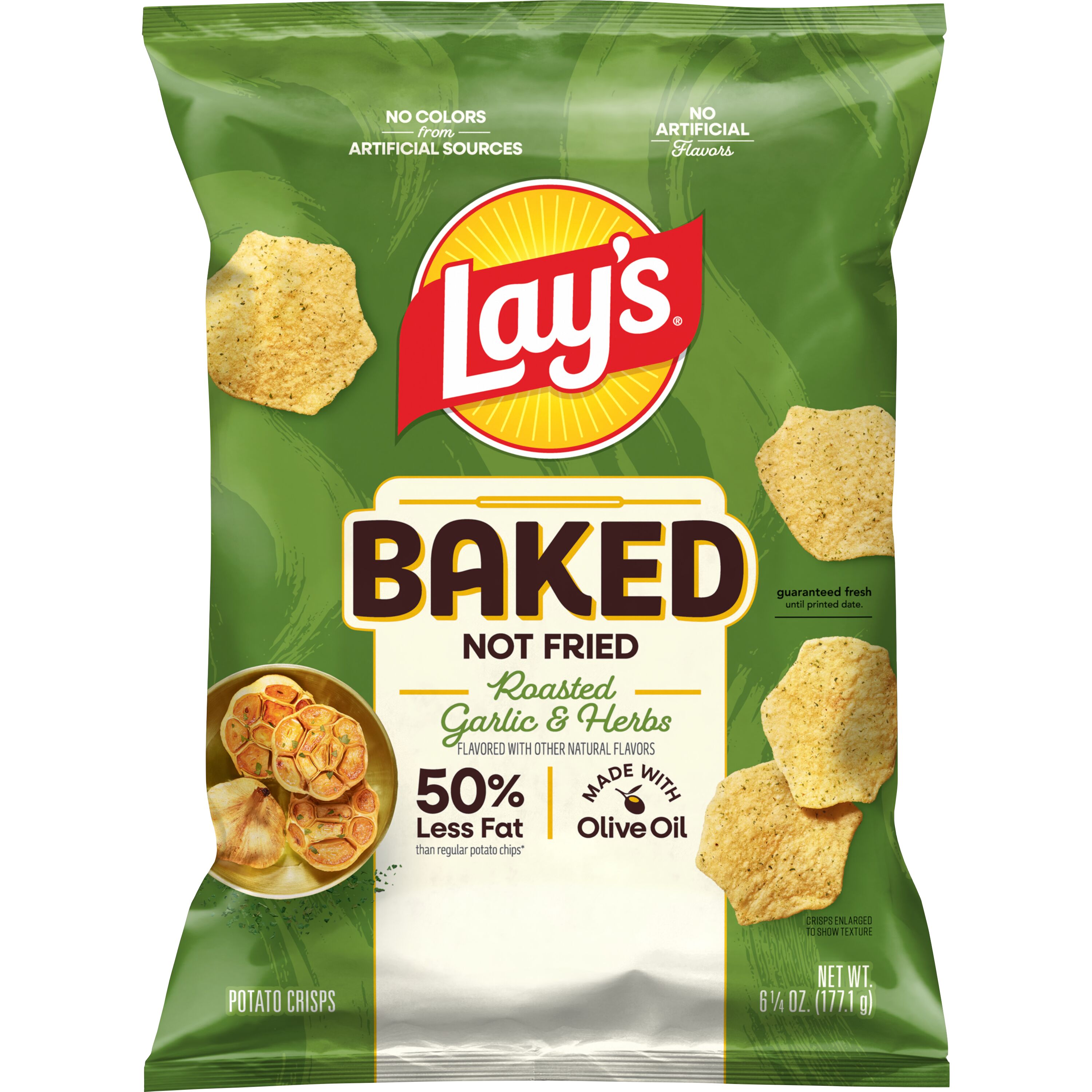 BAKED Lay's® Roasted Garlic & Herb Flavored Potato Chips - Shop Now at ...