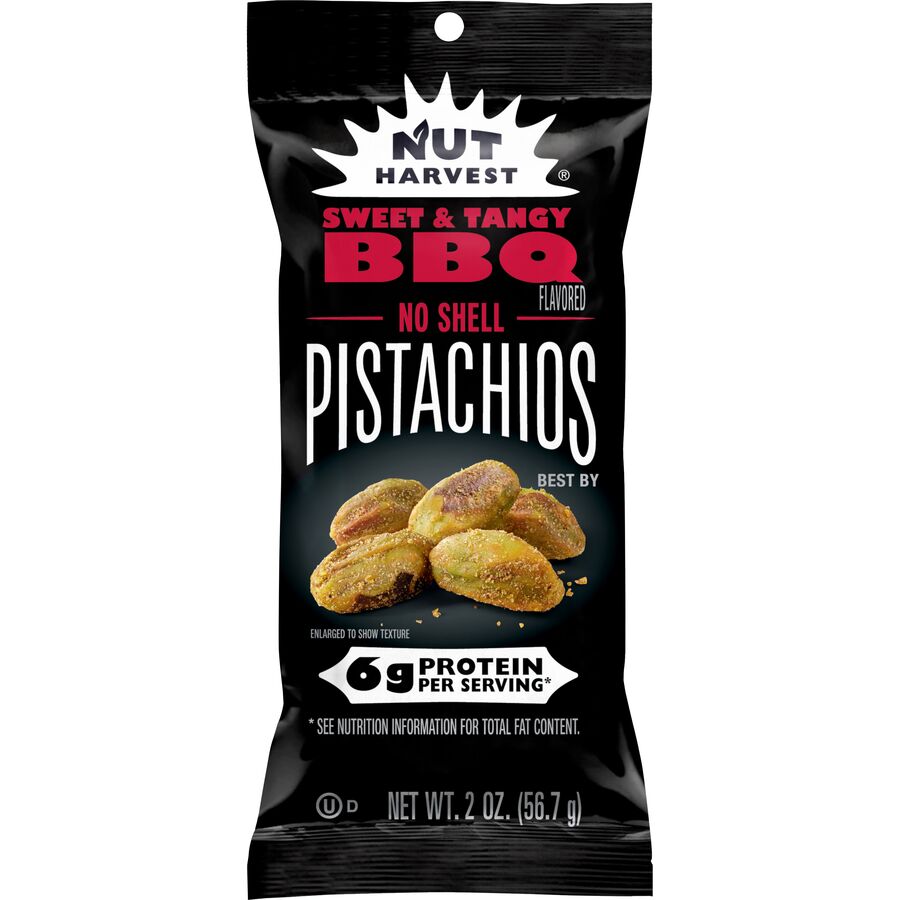 Nut Harvest® Sweet & Tangy No-Shell Pistachios - Shop Now at Snacks.com