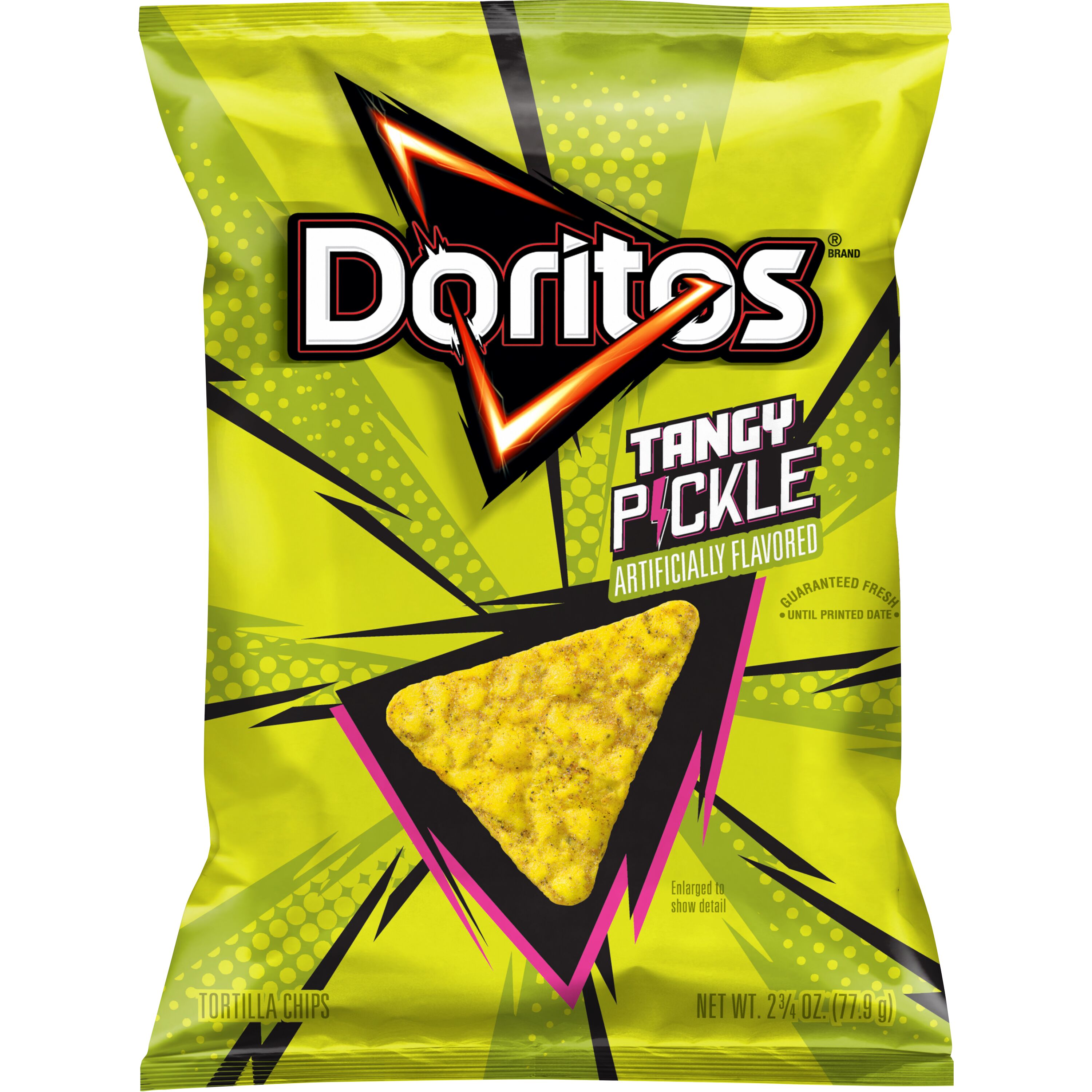 Doritos Tangy Pickle Flavored Tortilla Chips - Shop Now at Snacks.com