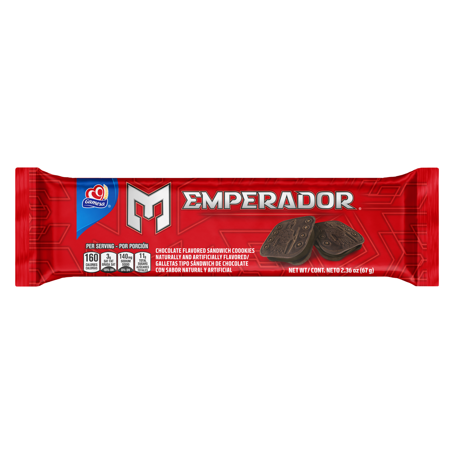 Gamesa® Emperador Chocolate Flavored Sandwich Cookies, 10 Count - Shop ...