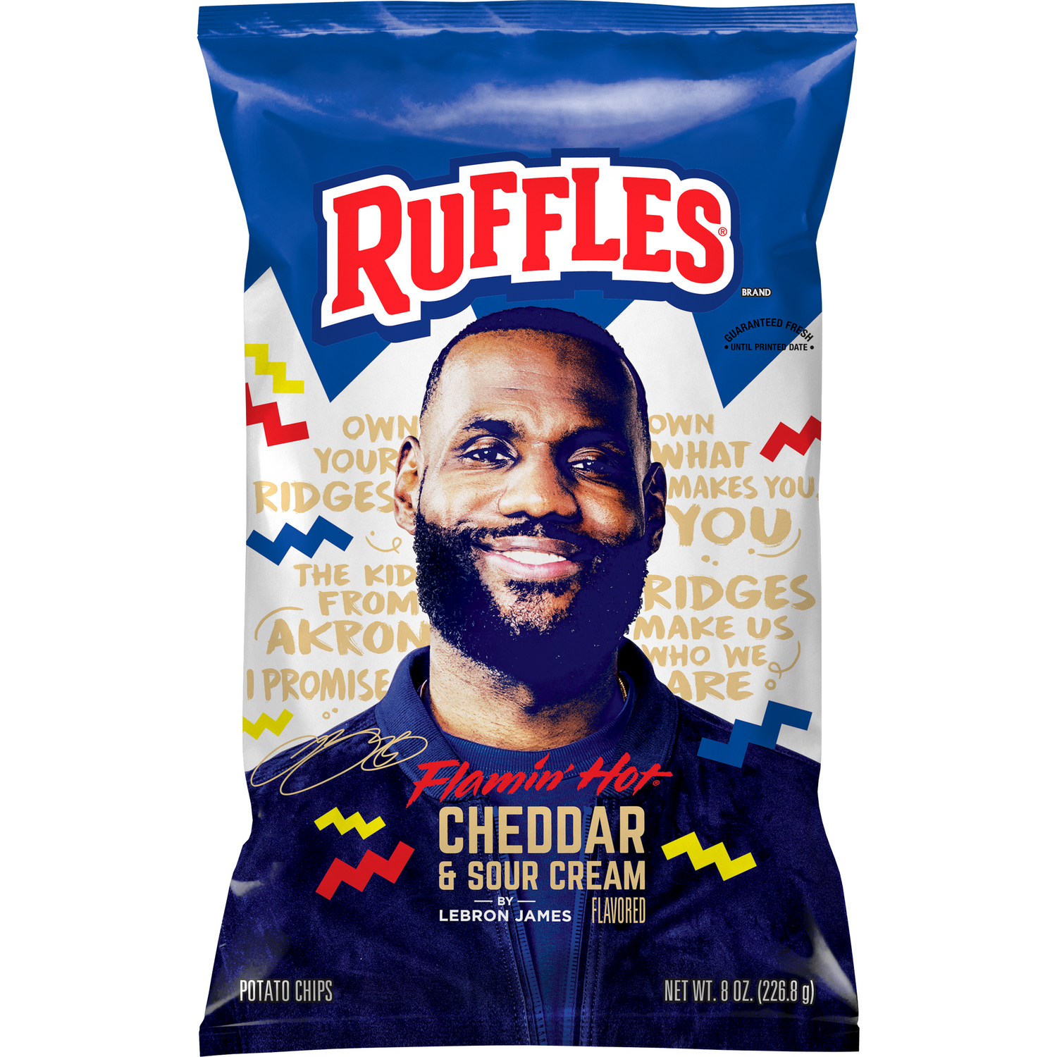4.79 Ruffles Flamin' Hot Cheddar Sour Cream - Shop Now at Snacks.com
