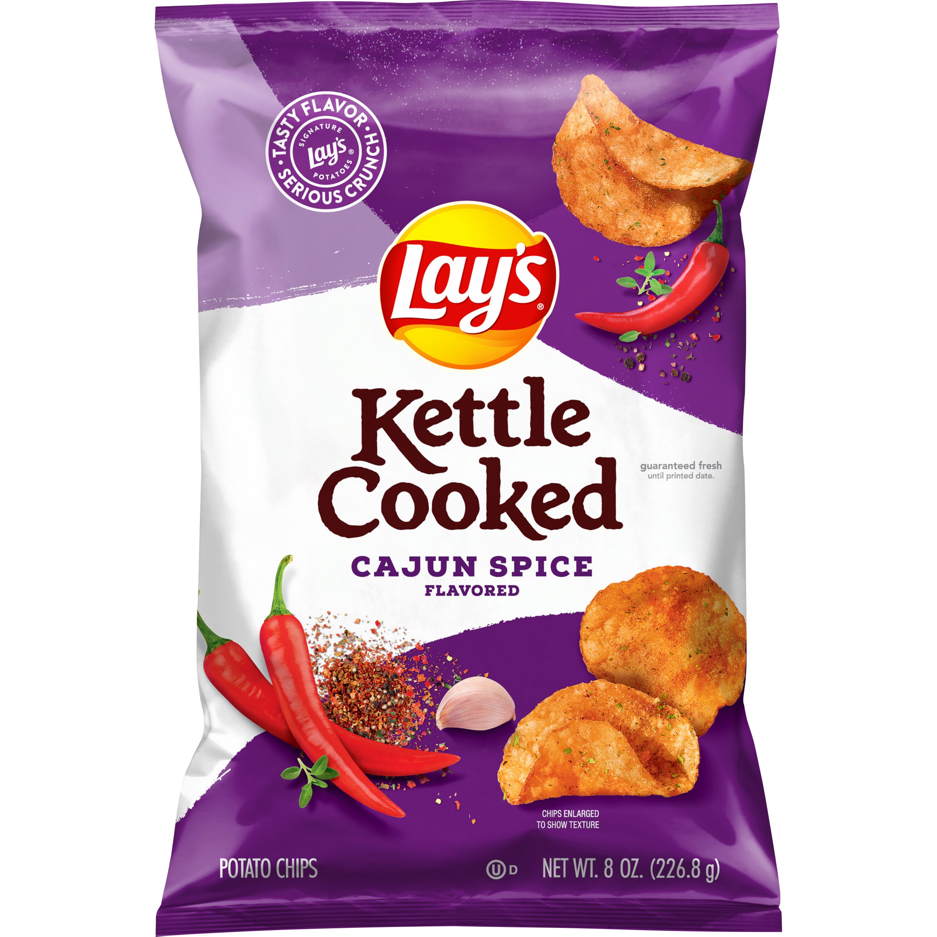 Lay's® Kettle Cooked Cajun Spice Flavored Potato Chips - Shop Now at ...
