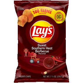 Lay's® Sweet Southern Heat Barbecue Flavored Potato Chips - Shop Now at ...