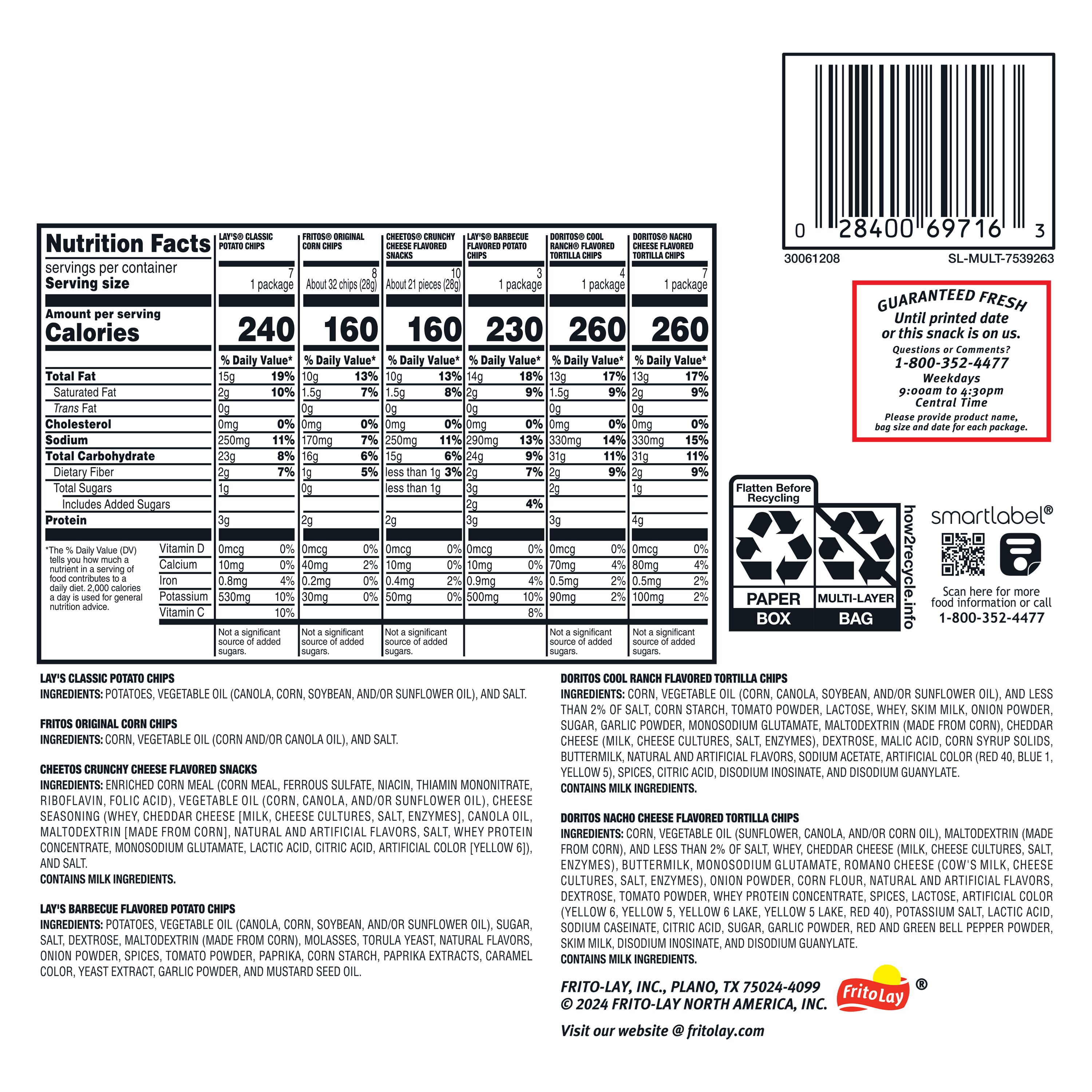 Merchants FoodService Specsheet