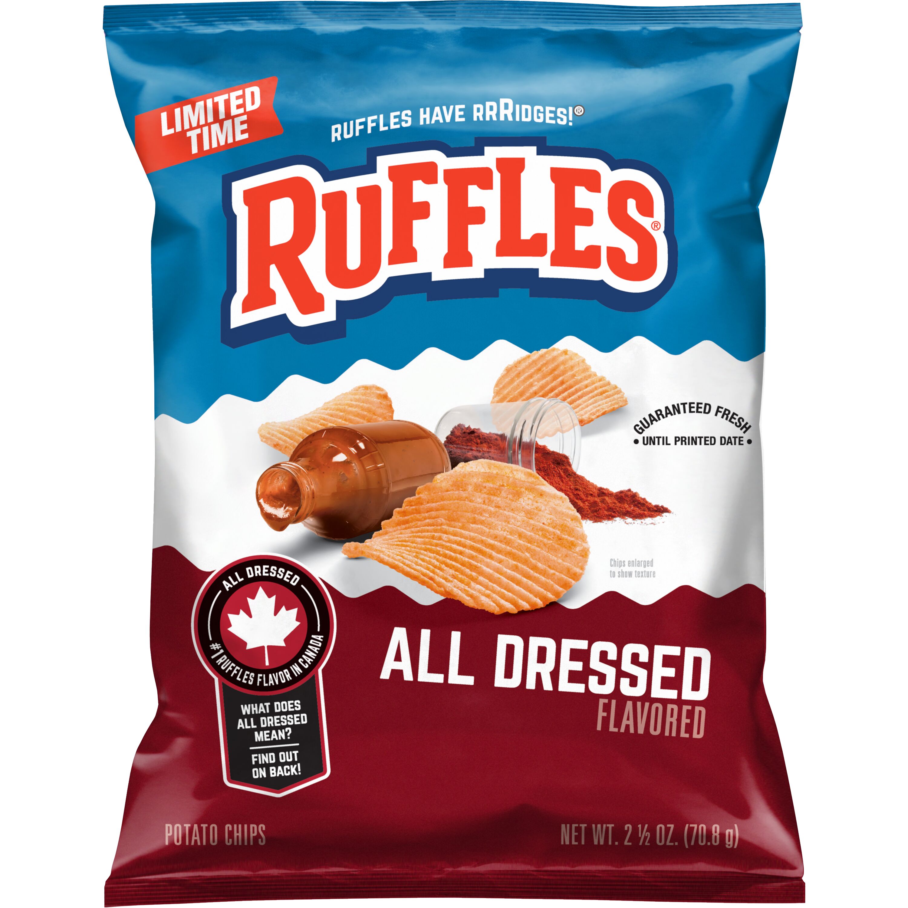 Ruffles® All Dressed Potato Chips - Shop Now at Snacks.com