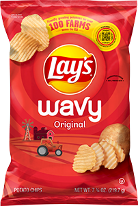 Lay's® Wavy Original Potato Chips - Shop Now at Snacks.com