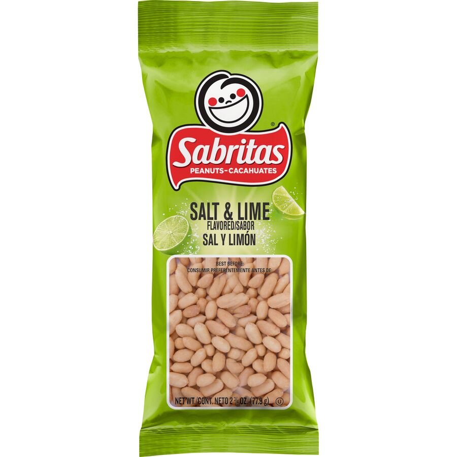 Sabritas Salt & Lime Peanuts - Shop Now at Snacks.com