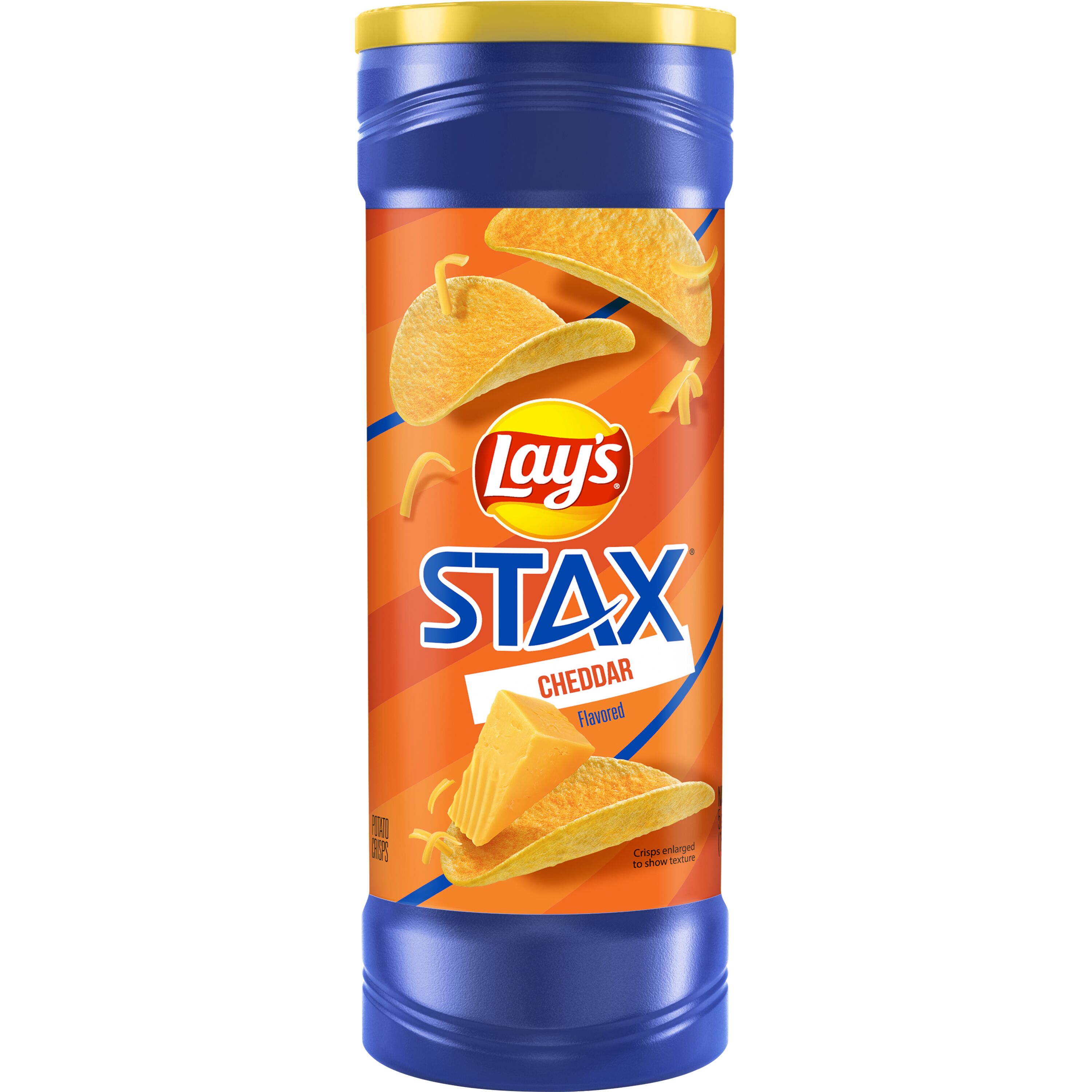 Lay's Stax Potato Crisps Cheddar Flavored - Shop Now at Snacks.com