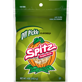 Spitz Dill Pickle Flavored Pumpkin Seeds - Shop Now at Snacks.com