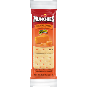 Munchies Frito Lay Sandwich Crackers Cheetos Cheddar Cheese Flavored 1. ...