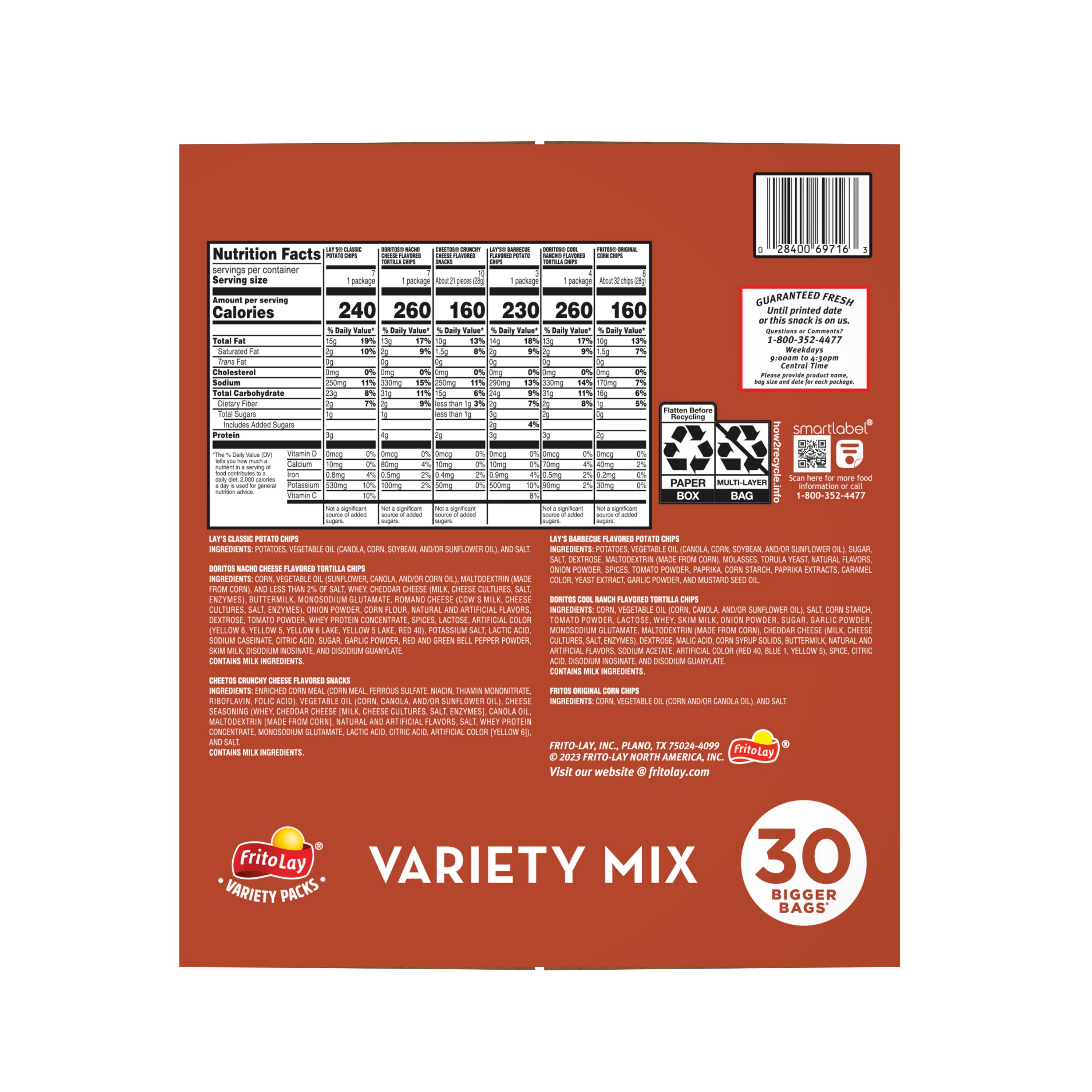 Merchants FoodService Specsheet